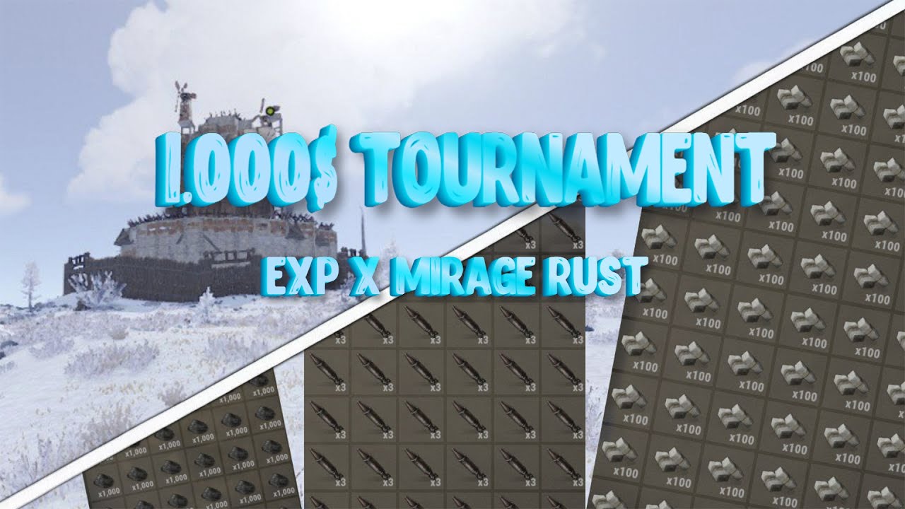 Самый сложный и неудачный турнир на 1.000$ Winter Cup от Mirage Rust - YouTube