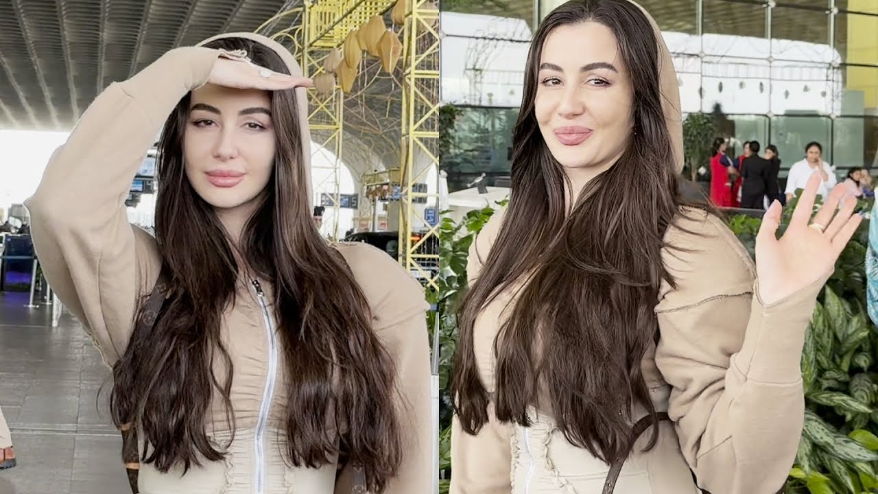 Georgia Andriani Spotted At Airport - YouTube
