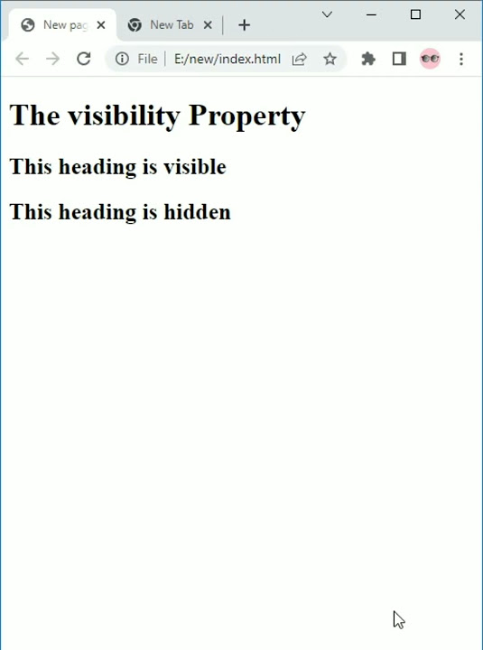 Css Visibility Properties Html Html5 Webdeveloper Shorts Youtubeshorts Mybloopers Youtube