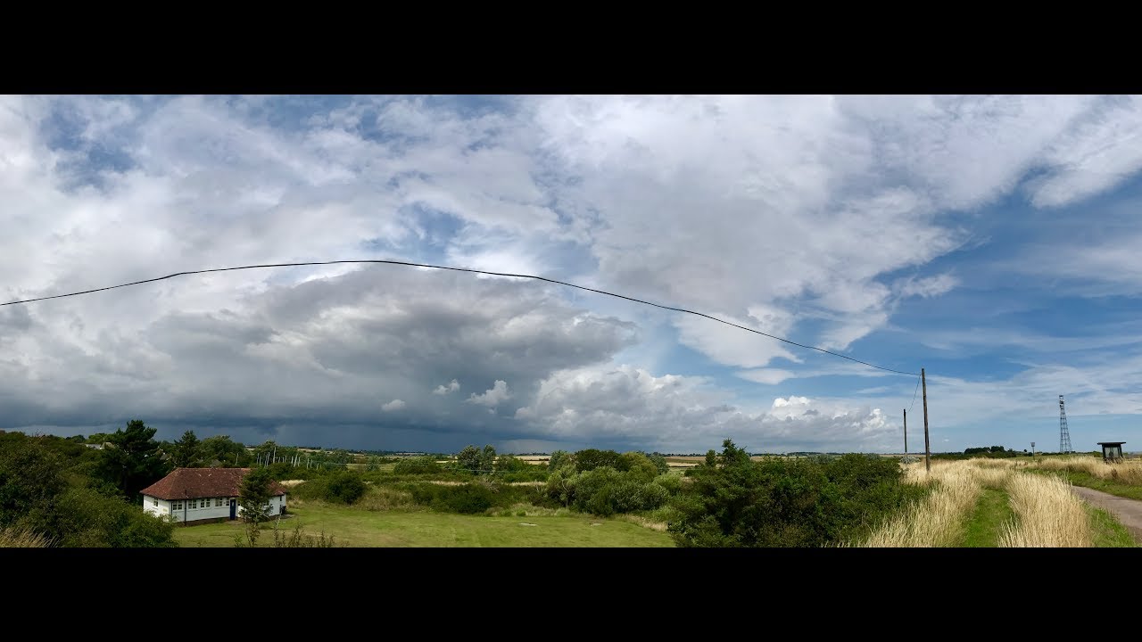 Timelapse of approaching cold front in Holland-On-Sea, Essex UK. - YouTube