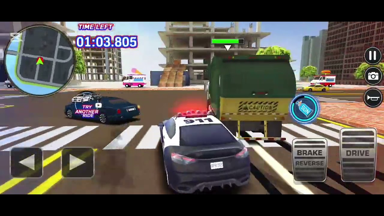 City Cop Chase Adventure 3D-Real Police Car Driving Multi- Storey ...