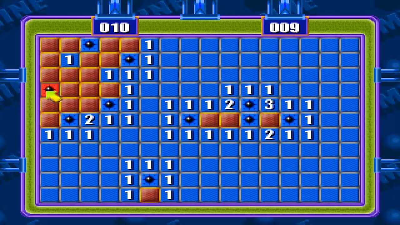 MINE ~ MINE SWEEPER MINESWEEPER MINES MAME MESS 265 IN 1 HANDHELD GAME ...