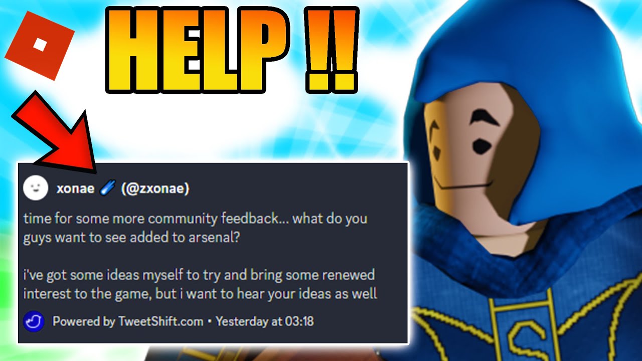 *ARSENAL XONAE NEEDS YOUR HELP!!*(Roblox Arsenal) - YouTube