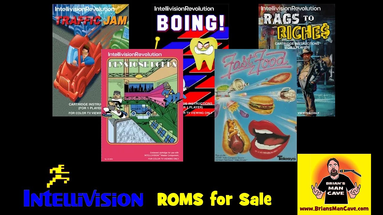 My 5 Intellivision ROMs that are for Sale! - YouTube