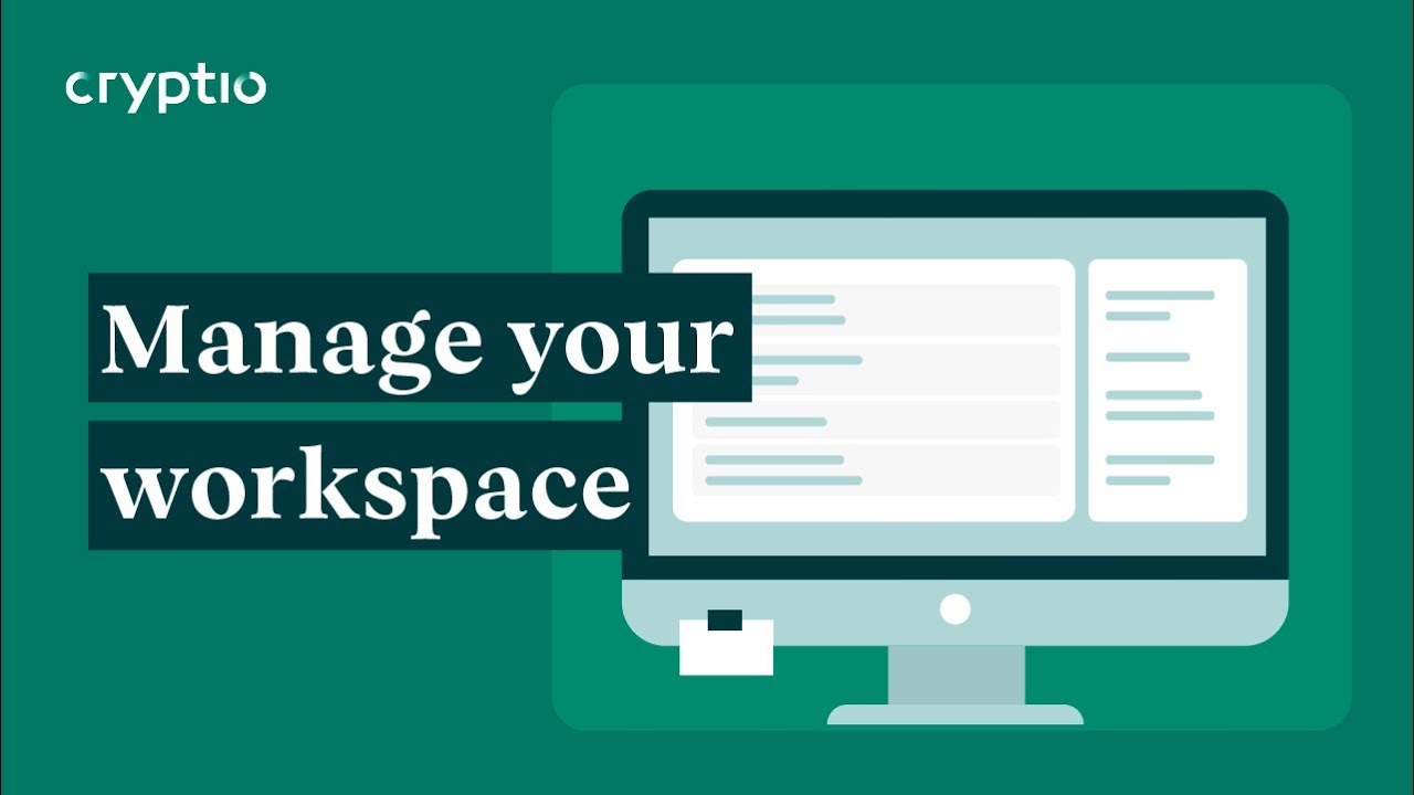 How to manage your Cryptio workspaces | Cryptio - YouTube