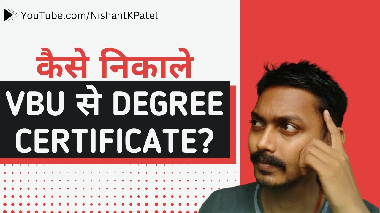 Get Your Degree Certificate from VBU, Hazaribagh | VBU Degree apply ...