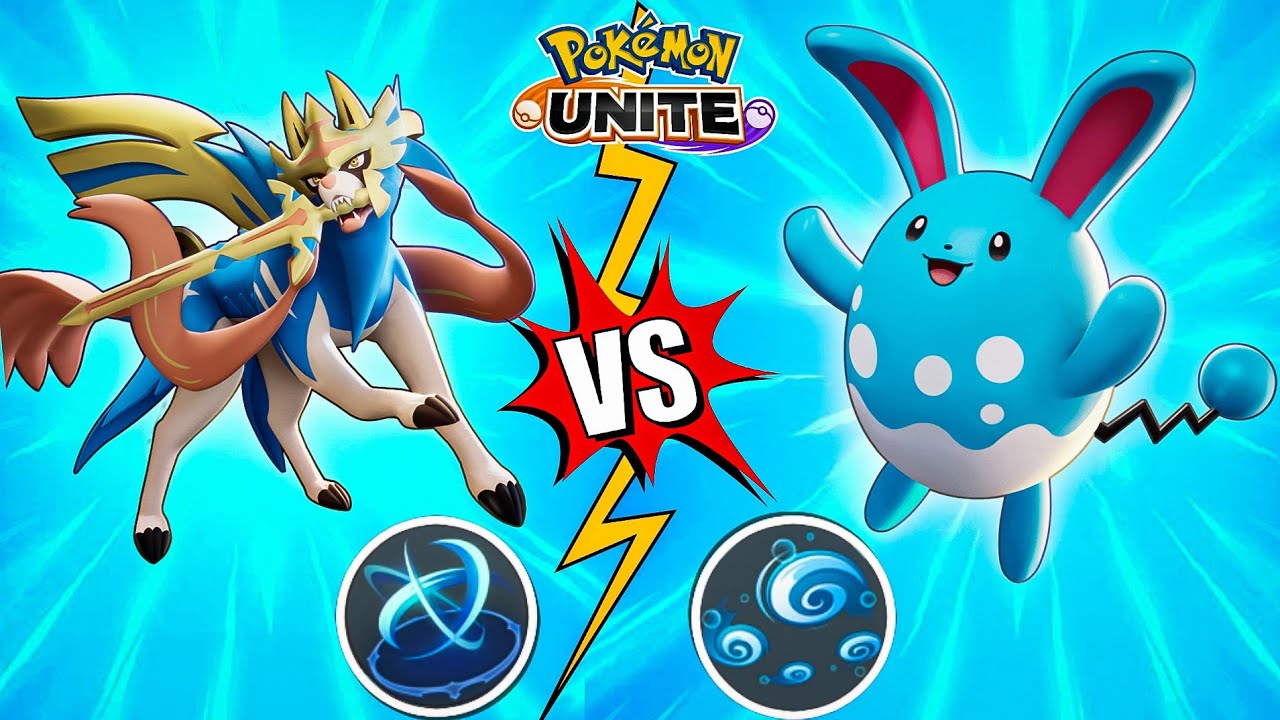 Zacian Sacred Sword Vs Azumarill Whirlpool | Zacian Vs Azumarill Battle ...
