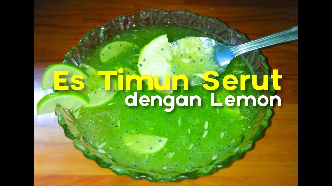 Es Timun Serut dengan Lemon - YouTube
