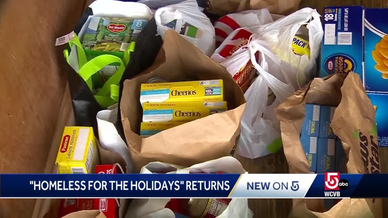 Homeless for Holidays kicks off 103-hour donation drive - YouTube