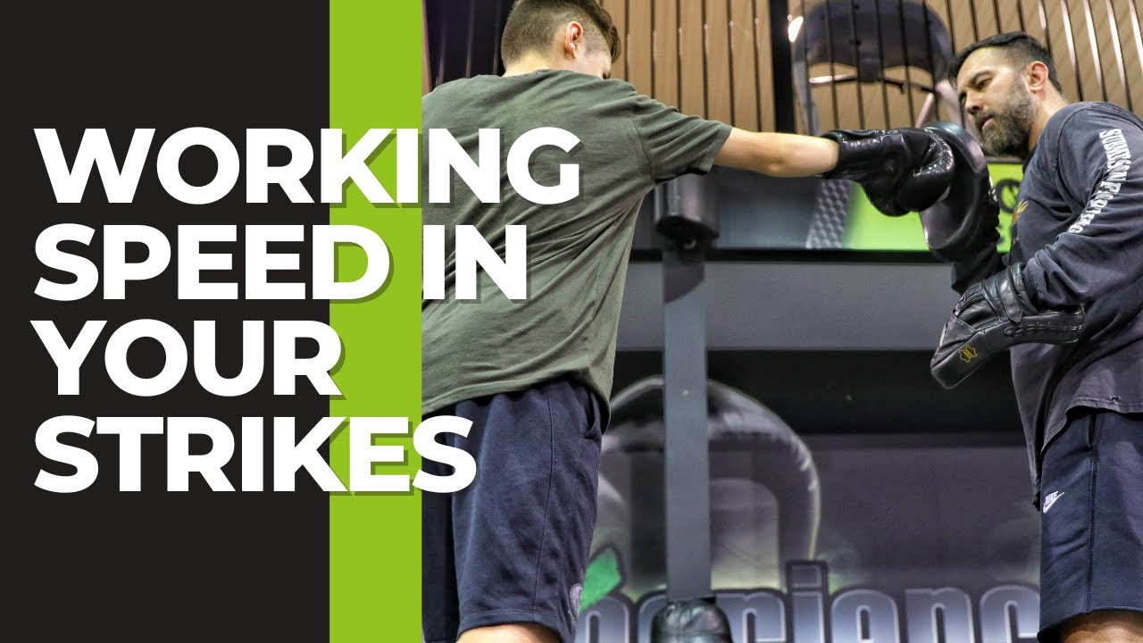 MMA | Working the Speed of Your Strikes - YouTube