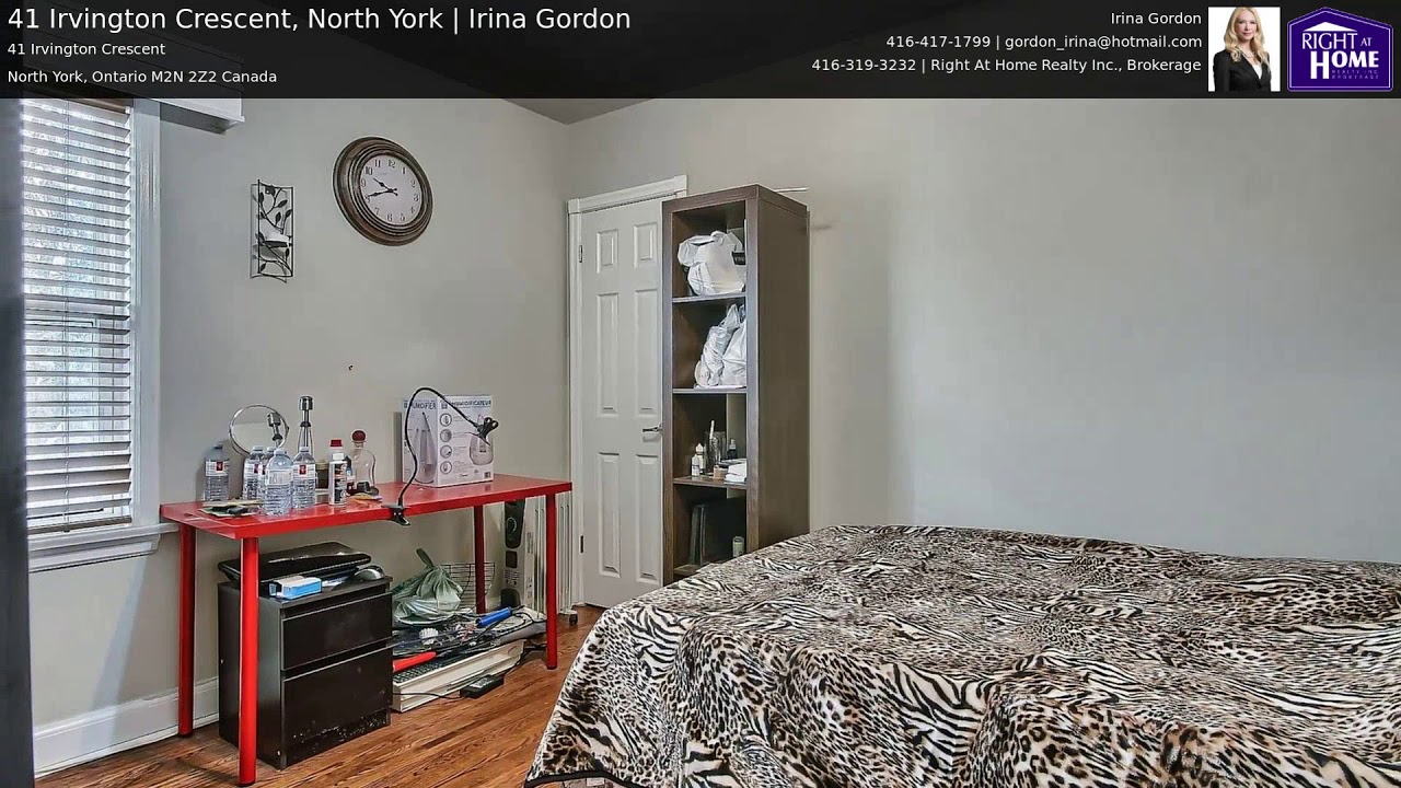 41 Irvington Crescent, North York | Irina Gordon - YouTube