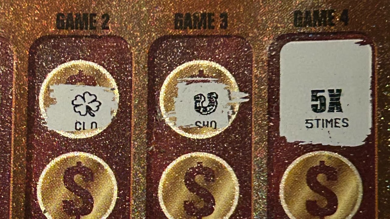 5X symbol 💰 $5 Million Ultimate 💵 $50 Georgia lottery ticket - YouTube
