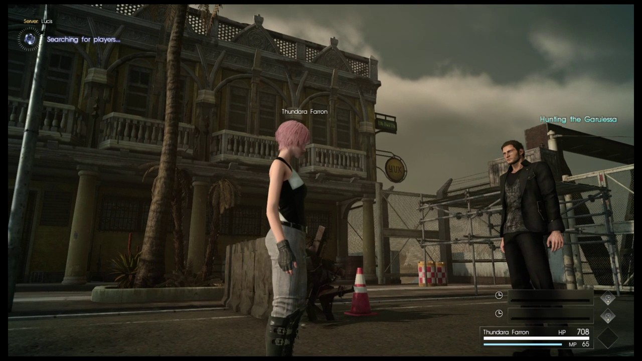 ffxv comrades beta test custom search tactic - YouTube