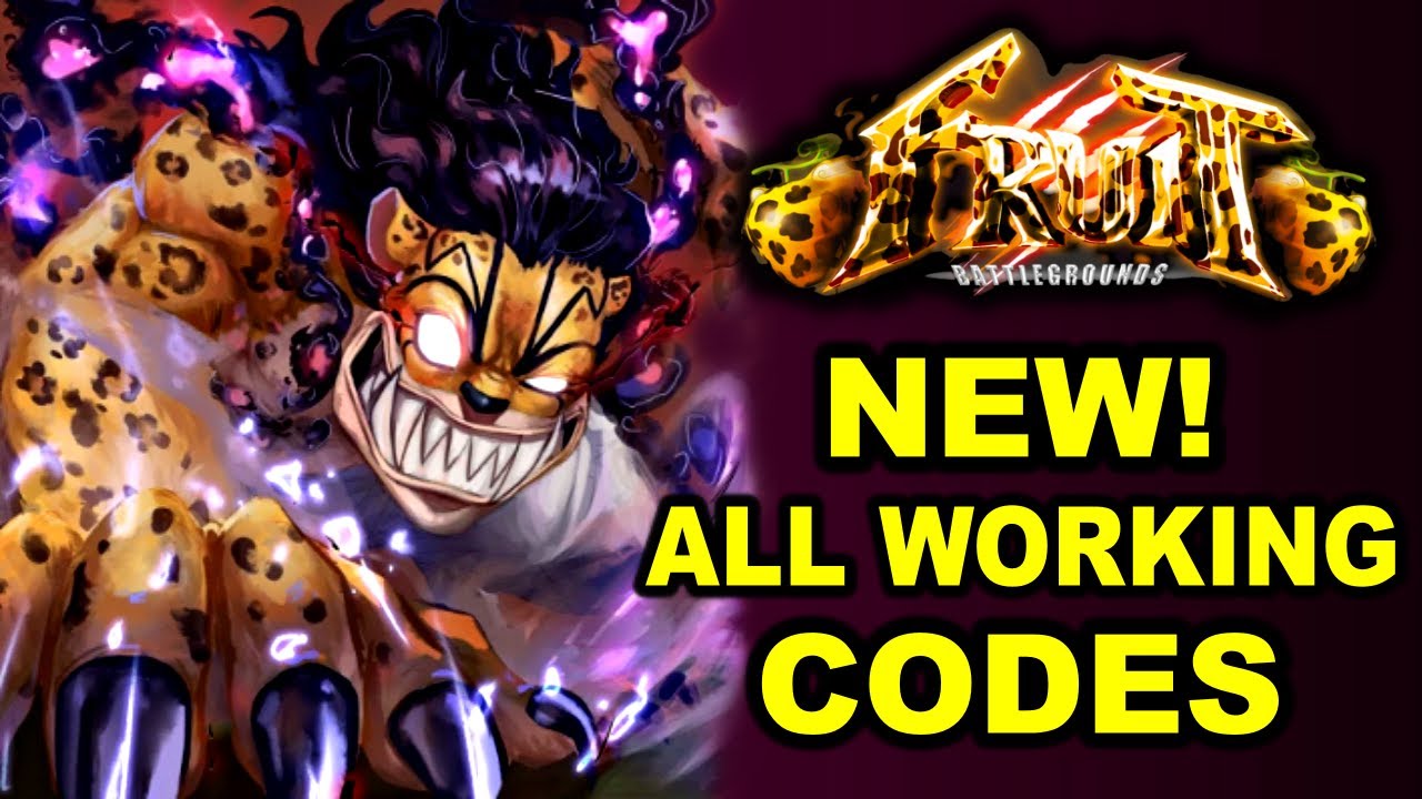 *NEW* ALL WORKING CODES FOR FRUIT BATTLEGROUNDS - ROBLOX FRUIT ...