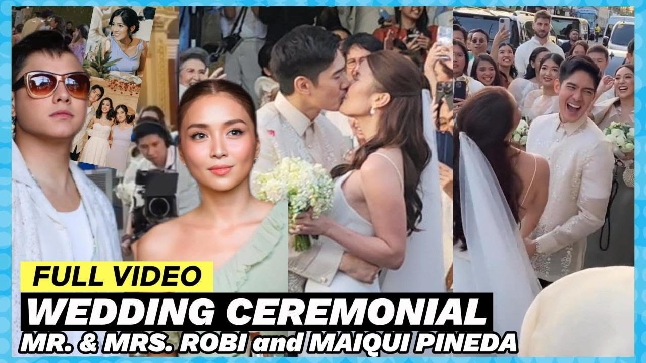 🔴FULL VIDEO CEREMONIAL WEDDING of MR. & MRS. ROBI DOMINGO and MAIQUI ...