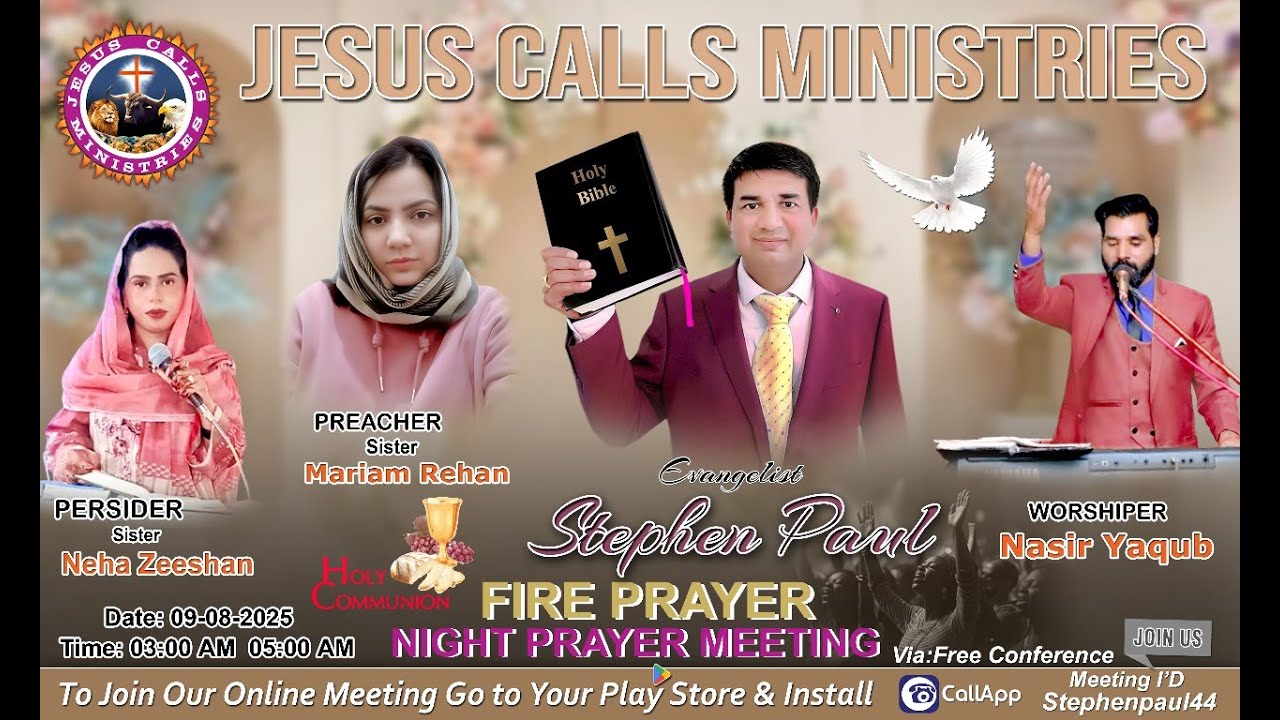 Jesus Calls Ministry (Live Meeting 09-August-2025) Norway Oslo - YouTube