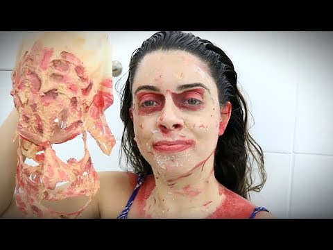 RETIRANDO A MAQUIAGEM ARTÍSTICA - MINHA ROTINA DEPOIS DAS GRAVAÇÕES.