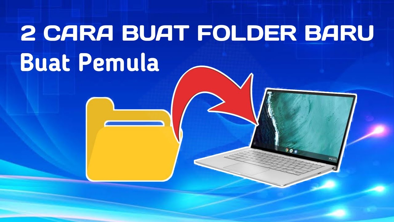 cara membuat folder baru di laptop windows 10 - YouTube