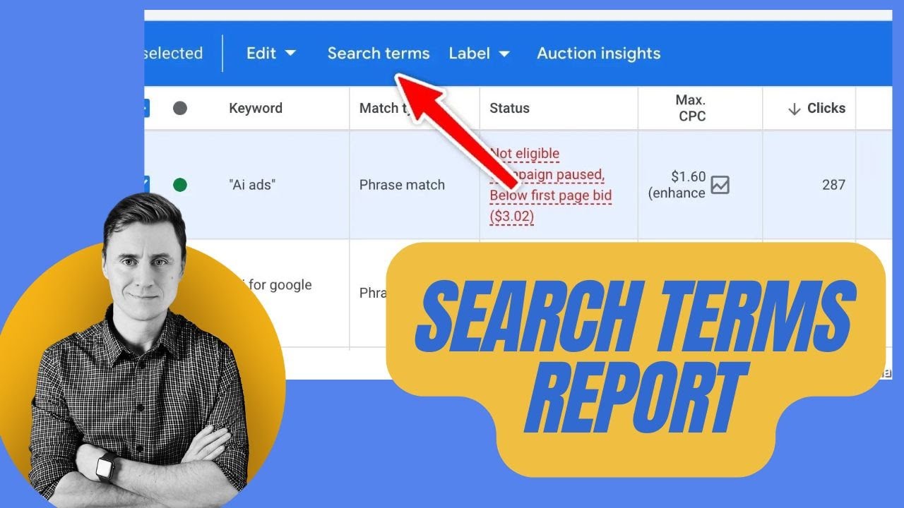 Use Search Term report like a seasoned expert - YouTube