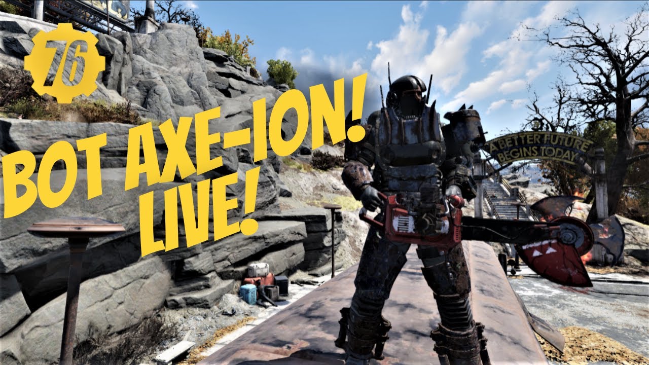 Fallout 76 Live Stream - The Bot Slayer Playthrough: Part 13 - YouTube