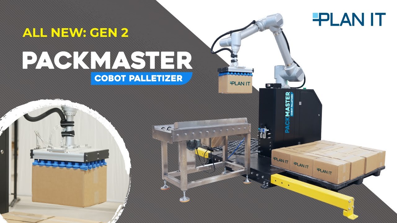 The PackMaster Cobot Palletizer - YouTube
