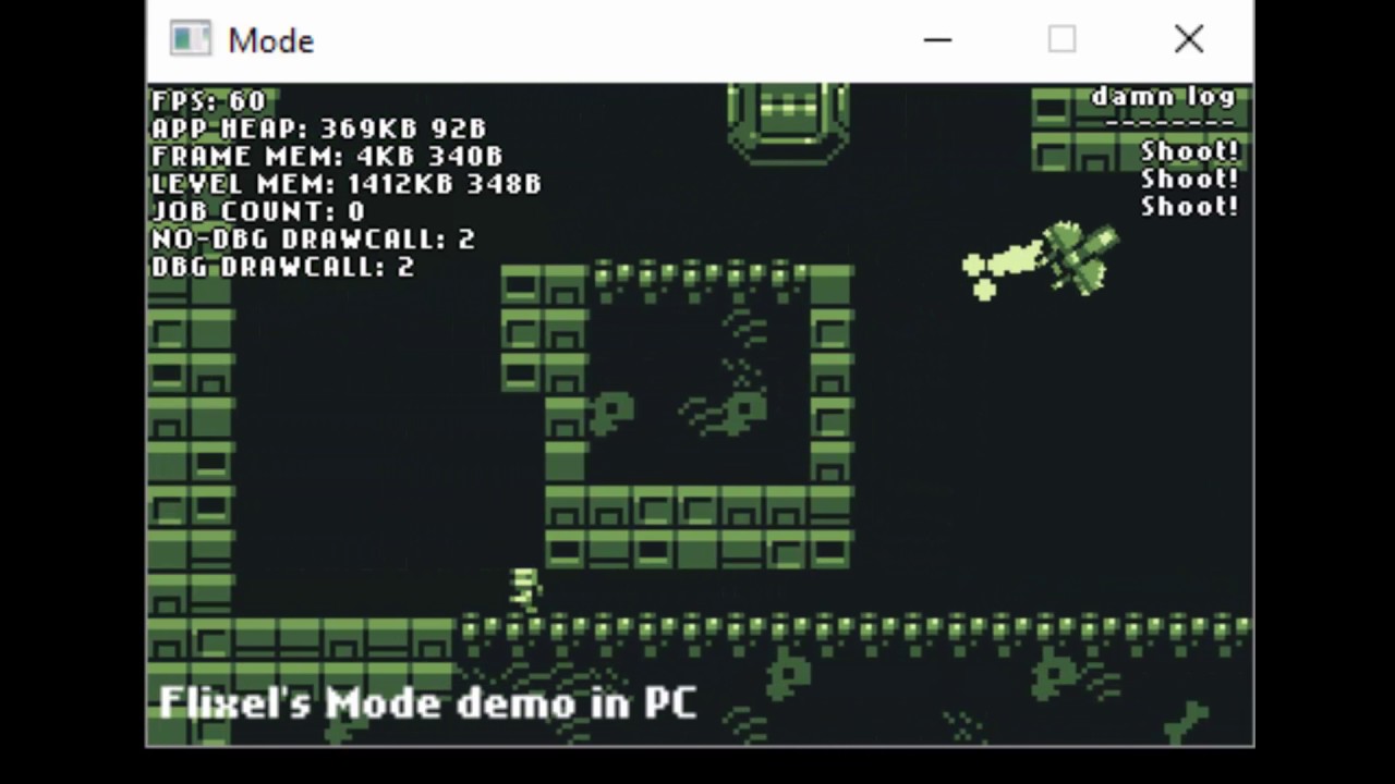 Flixel's Mode demo running on Nintendo 3DS and PC - YouTube