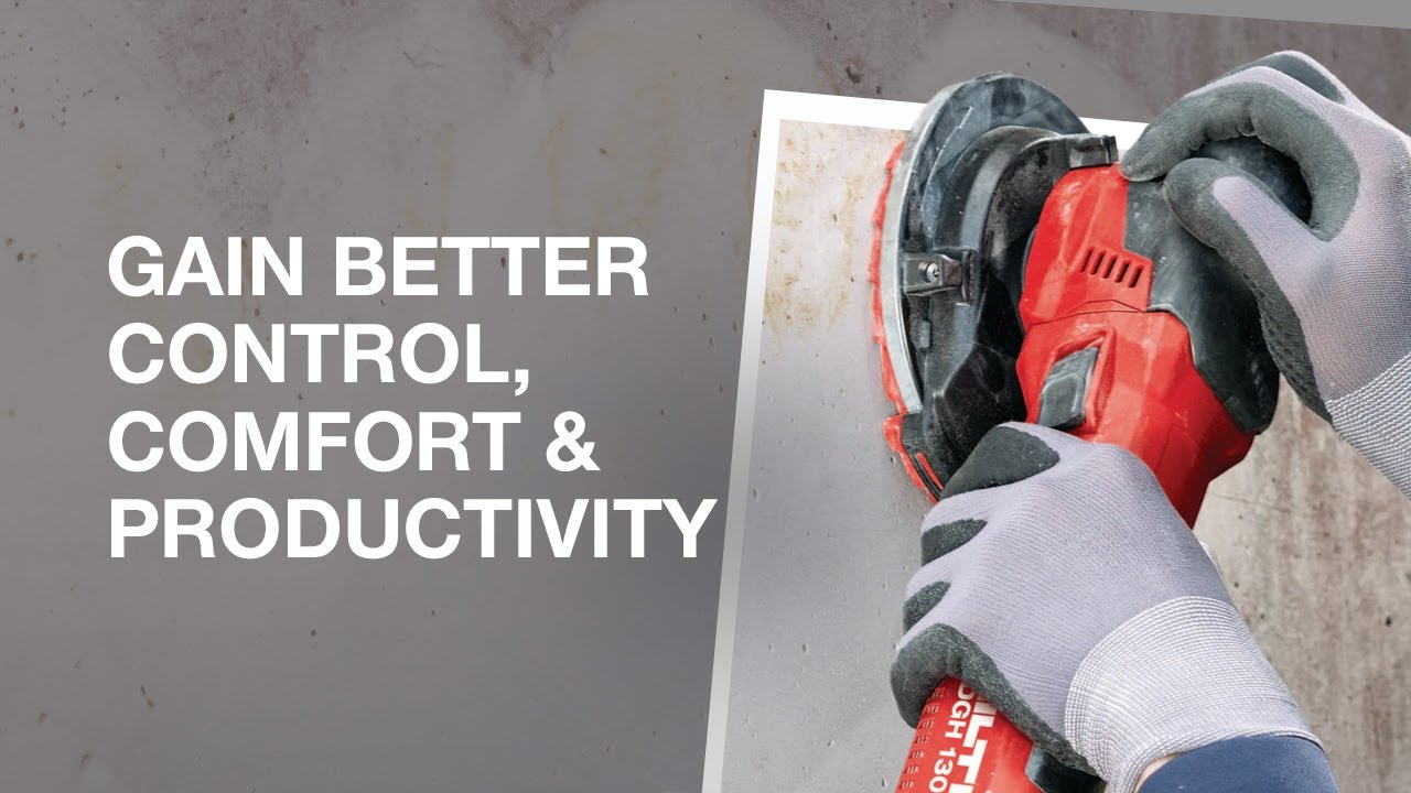 Hilti DGH 130 Concrete Grinder | Gain better control, comfort ...