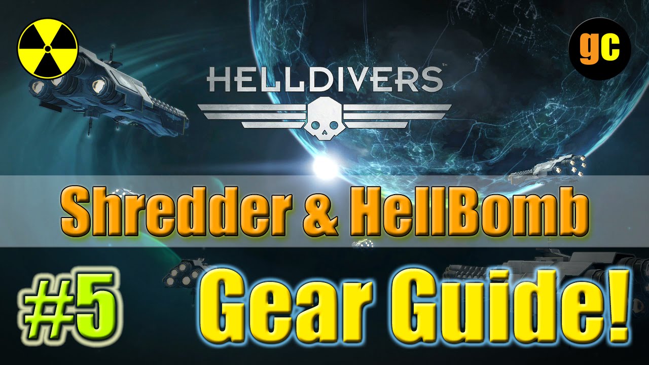 Helldivers PS4 - Gear Guide #5 - Shredder Missile & Hellbomb - YouTube