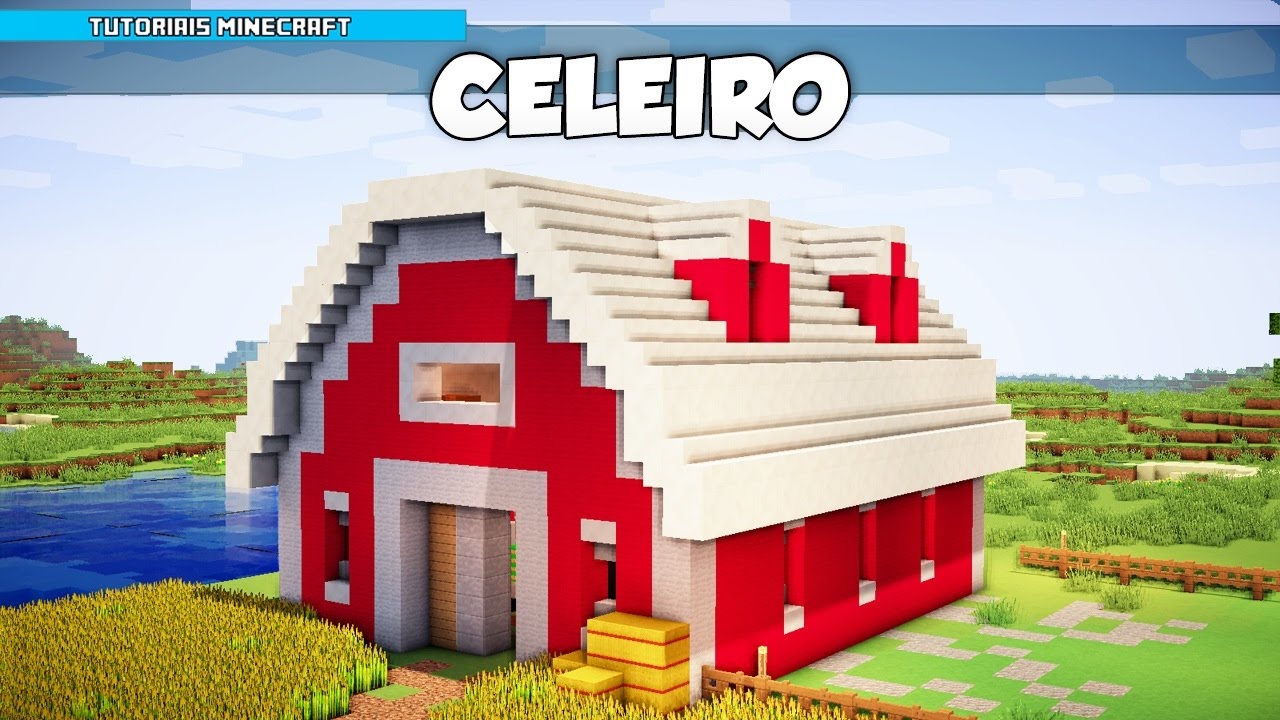 Tutoriais Minecraft: Como Construir um Celeiro - YouTube