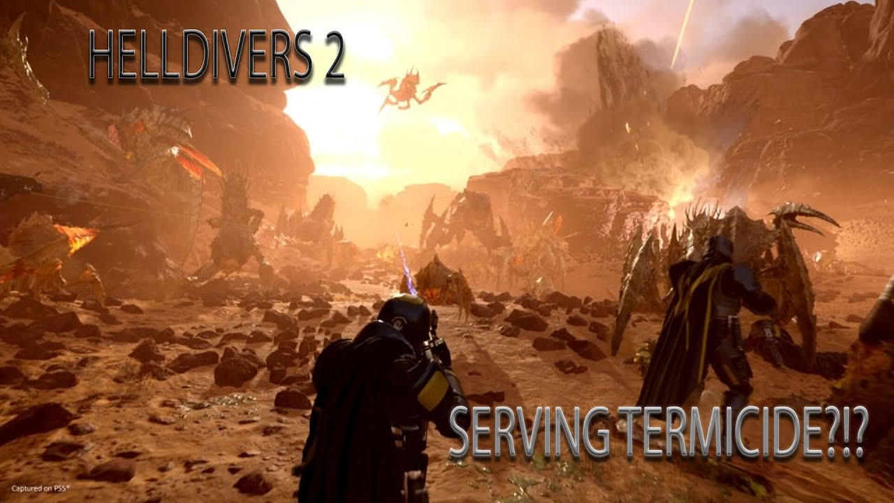 HELLDIVERS 2 - NEW MISSION, DISPENSE TERMICIDE?!? - YouTube