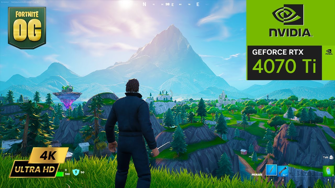 RTX 4070 Ti : Fortnite OG | Epic Graphics 4K UHD DLSS Quality | Chapter ...