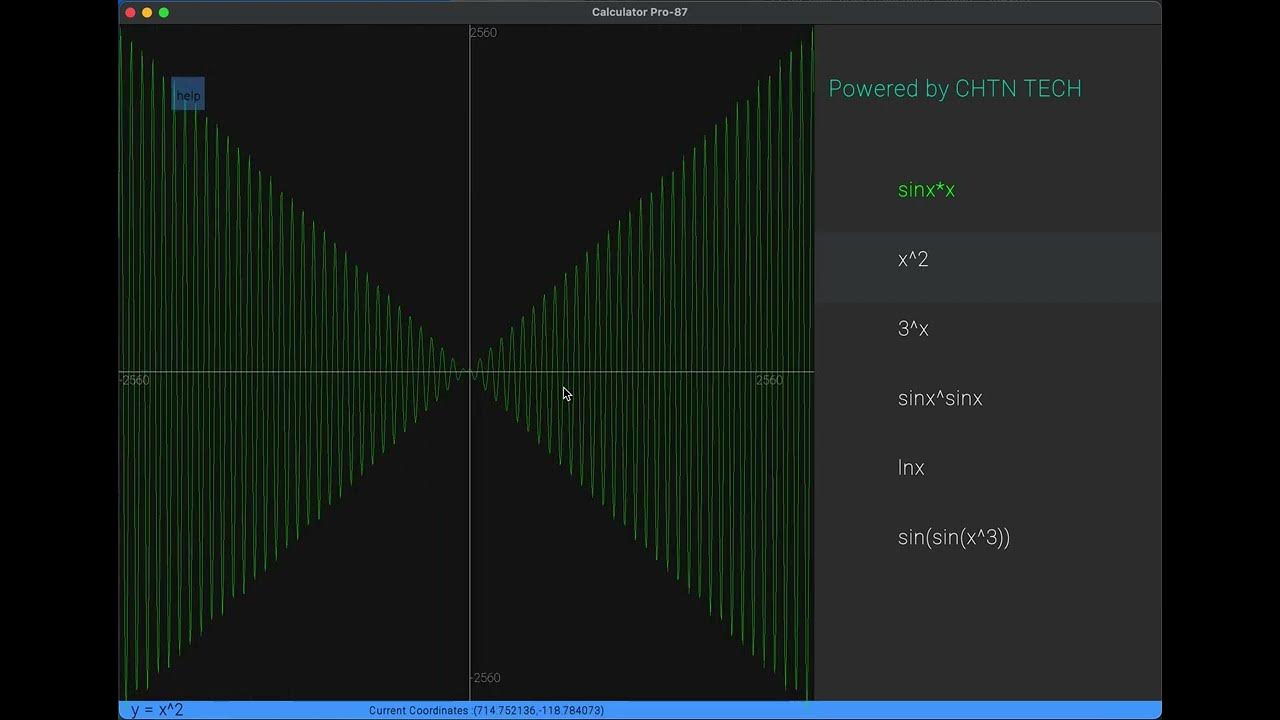 Graphic Calculator using SFML - YouTube