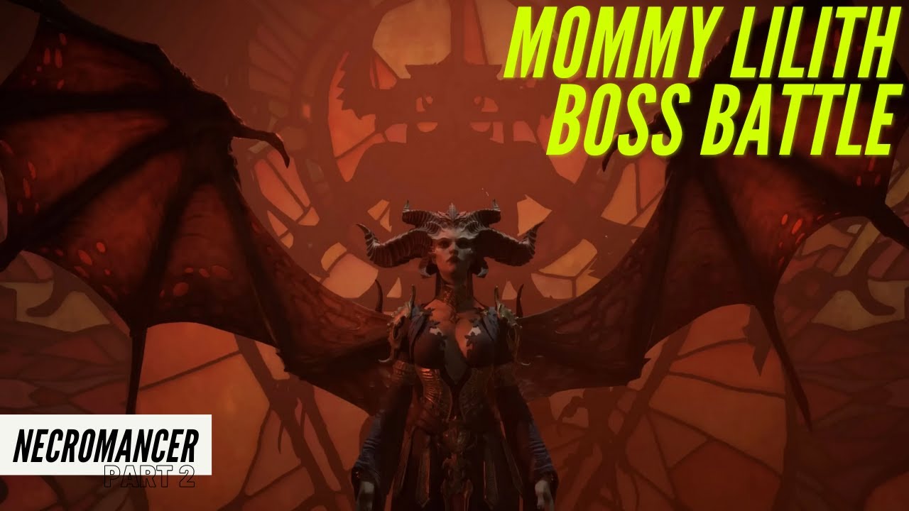 NECROMANCER takes on Lilith Final Boss Fight of Campaign - Diablo 4 ...