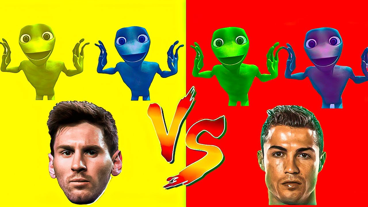 Messi vs Ronaldo Alien dance ! Who is better ? - YouTube