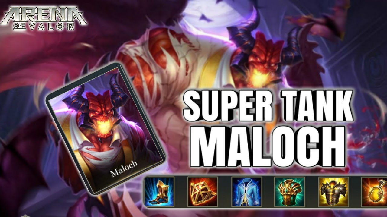 MALOCH SUPER TANK - ARENA OF VALOR MOMENT - YouTube
