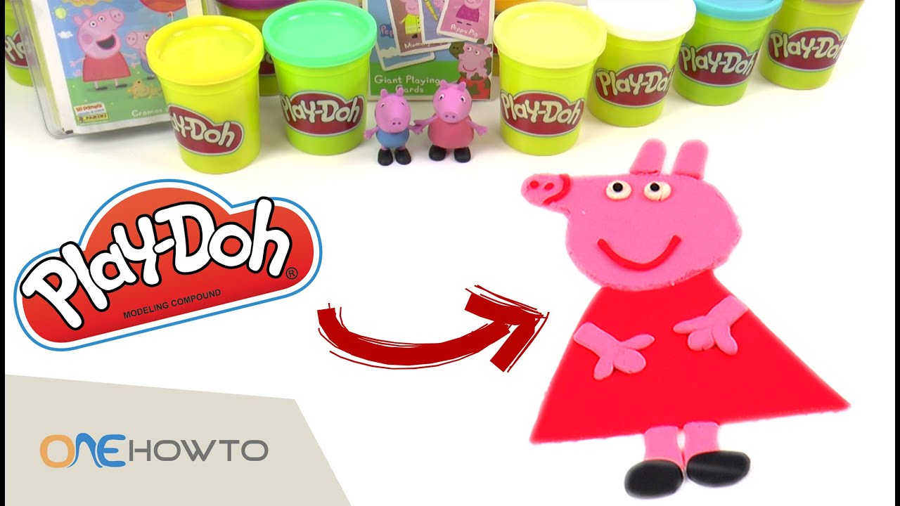 How to make Peppa Pig in Play Doh - YouTube
