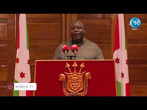PREZIDA NEVA ASHIKIRIJE IJAMBO ABARUNDI RYOGUSOZERA UMWAKA/INTAMBARA YA RD.CONGO/URWANDA ARUVUZEKO