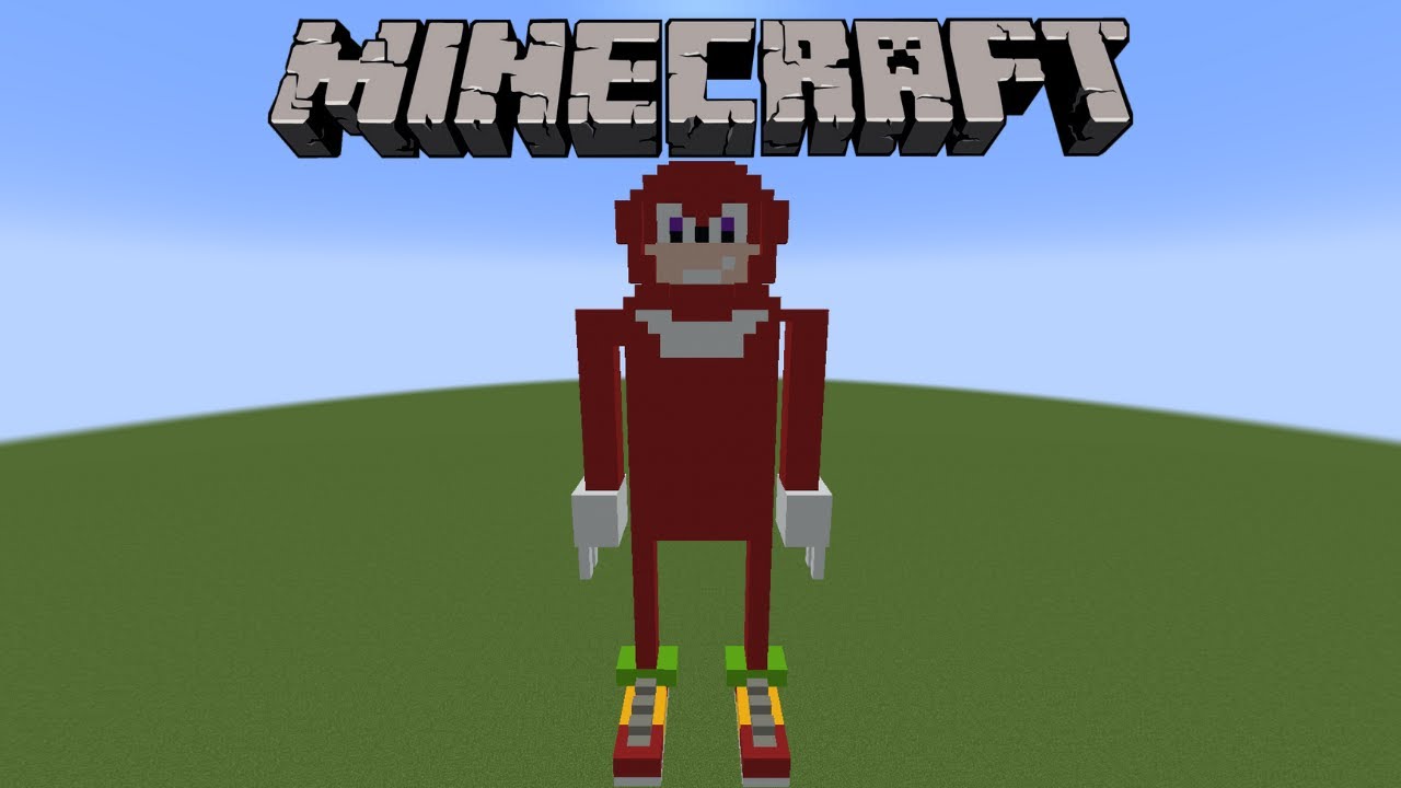 Minecraft How To Build knuckles - YouTube