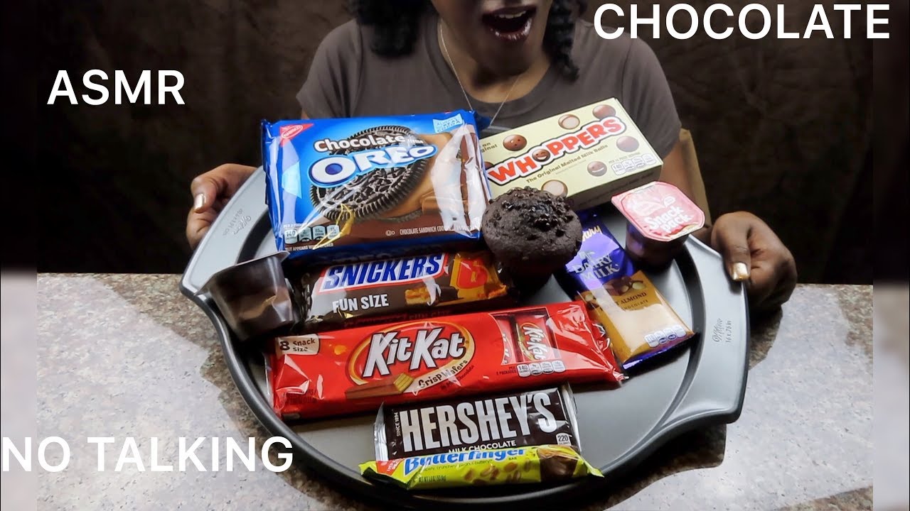 ASMR Everything Chocolate (Crunchy Sounds)No Talking - YouTube