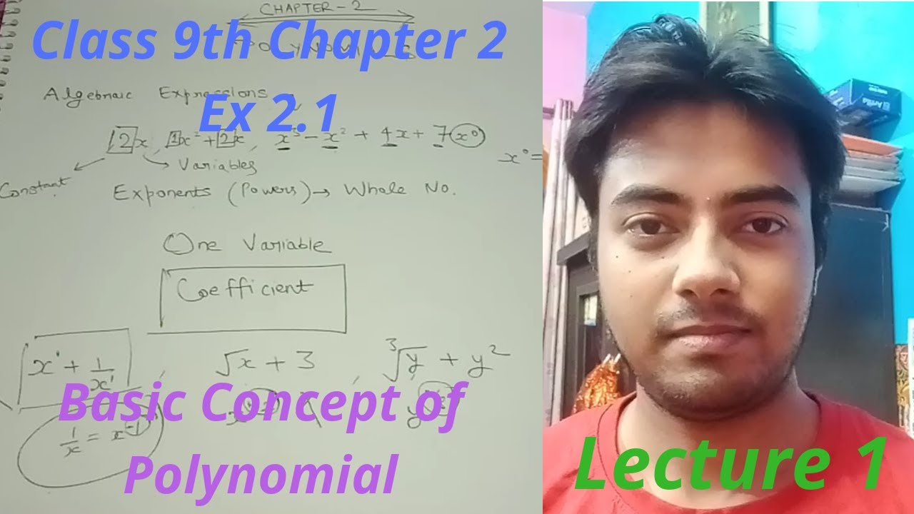 What is Polynomial | Degree & Term of a Polynomial | Class 9 Chapter 2 CBSE | Lecture 1 - YouTube