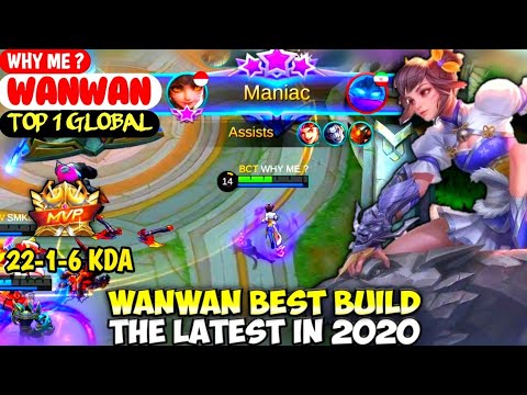 WANWAN BEST BUILD IN 2020 | TOP 1 GLOBAL WANWAN WHY ME ? - MOBILE ...
