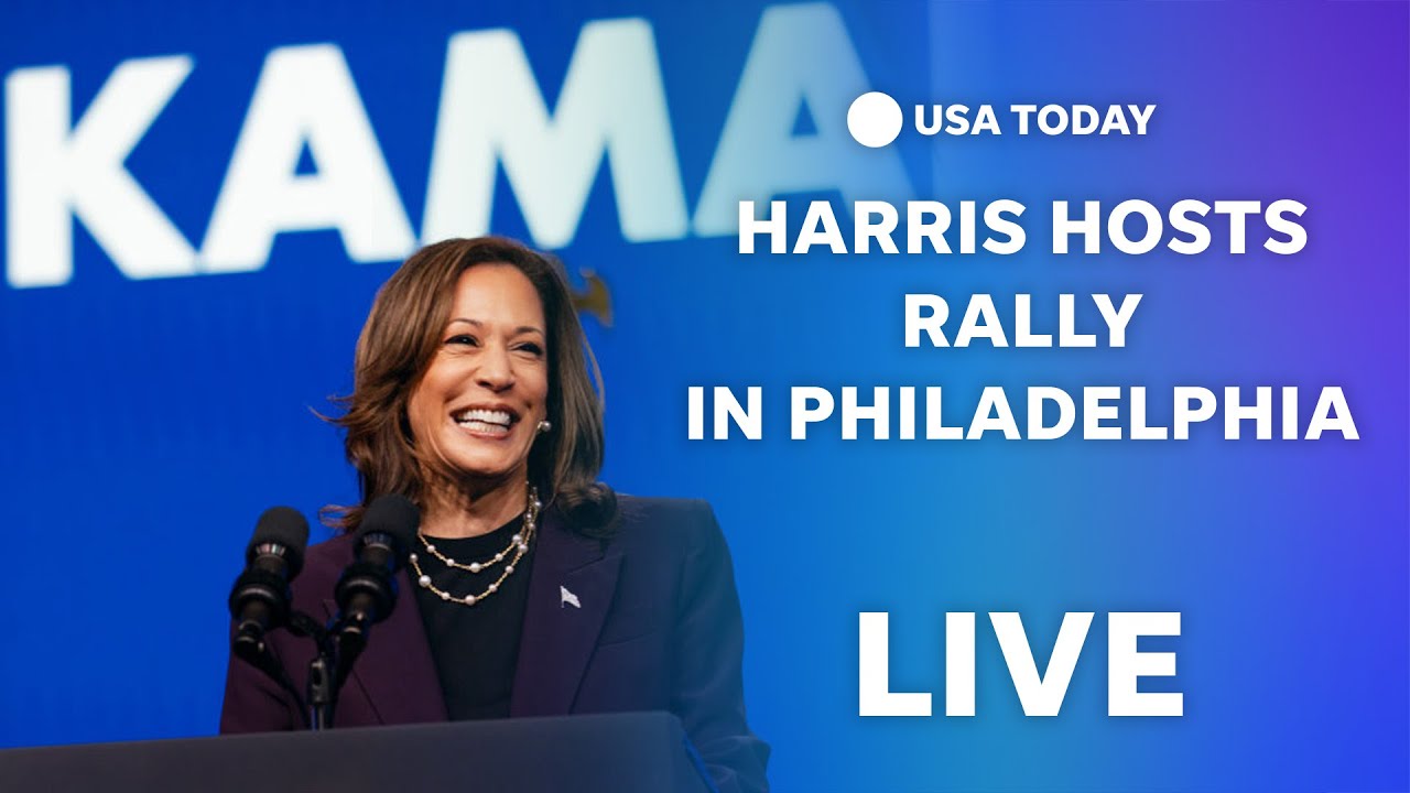 Kamala Harris, VP pick Tim Walz hold Philadelphia rally: How to watch