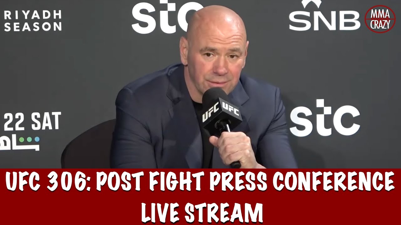 UFC 306: O'Malley vs. Dvalishvilli Post Fight Press Conference Live ...