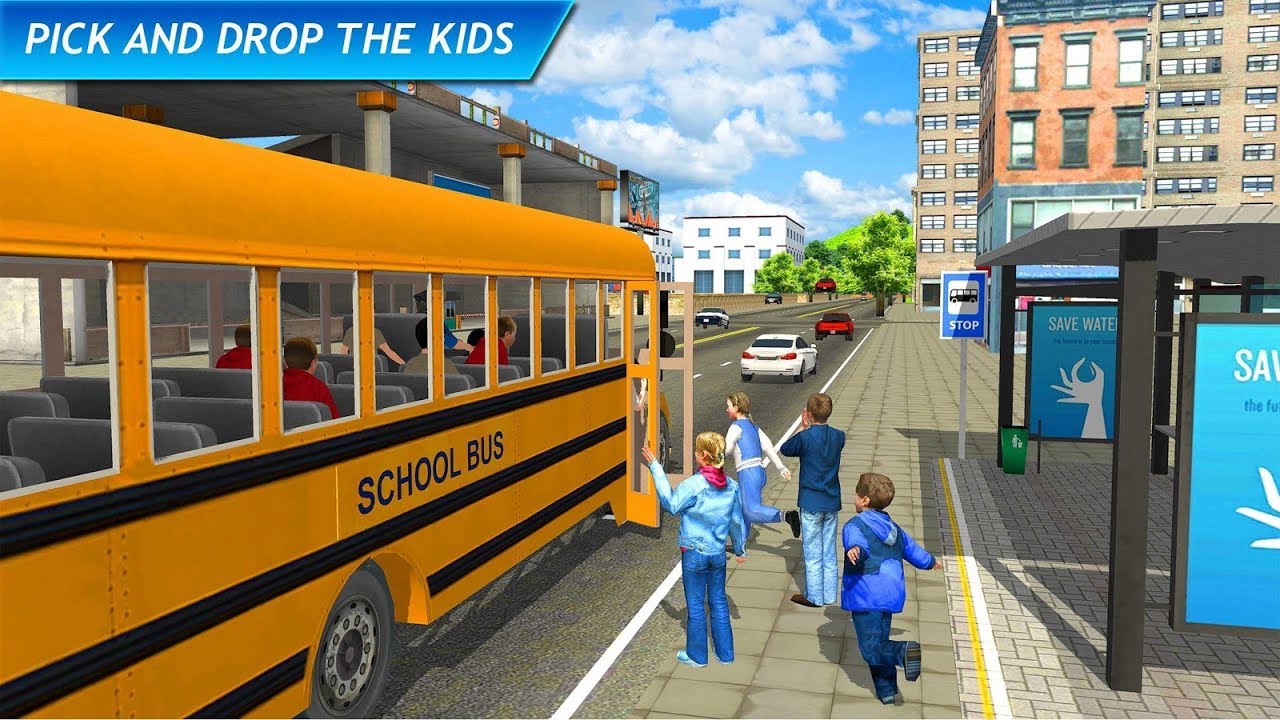 School Bus Driver Simulator Gameplay FHD - YouTube