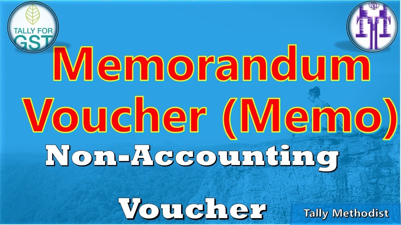 Memorandum Voucher Entry In Tally Erp9 6 4 5 In Hindi Le 49 YouTube Memorandum Voucher Entry In Tally Erp9 6 4 5 In Hindi Le 49 YouTube