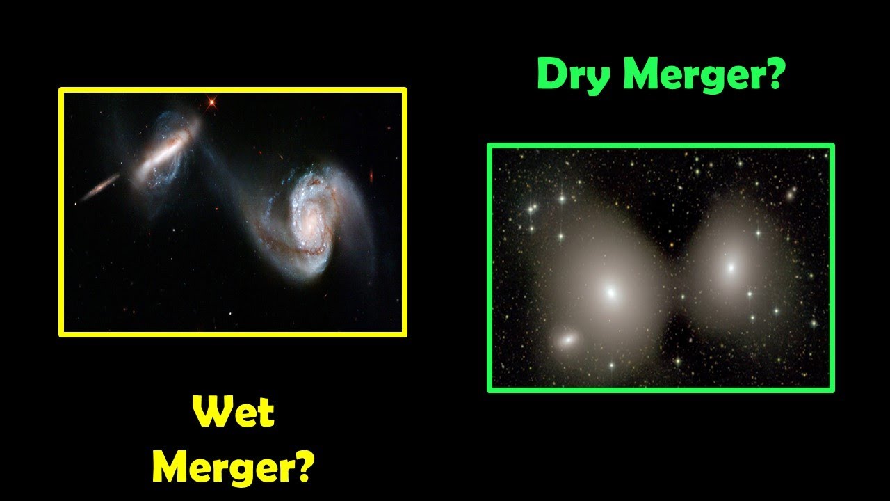 What Are Wet And Dry Galactic Mergers? - YouTube