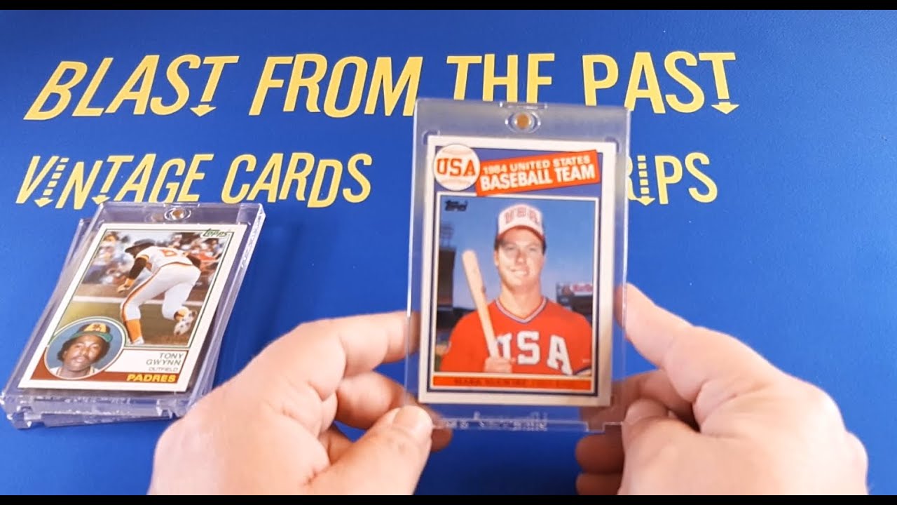 Iconic 80s Baseball Cards - YouTube