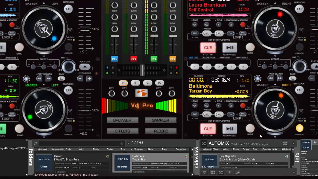 VIRTUAL DJ 8 NEW SKIN PERSONALIZADO POR DJ EDUARDO - YouTube