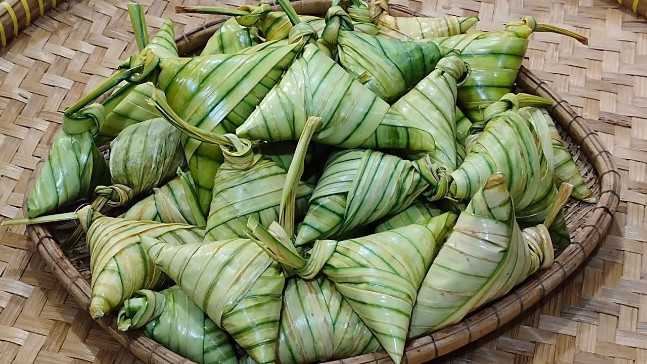 Resepi Ketupat Lemak Daun Palas,, - YouTube