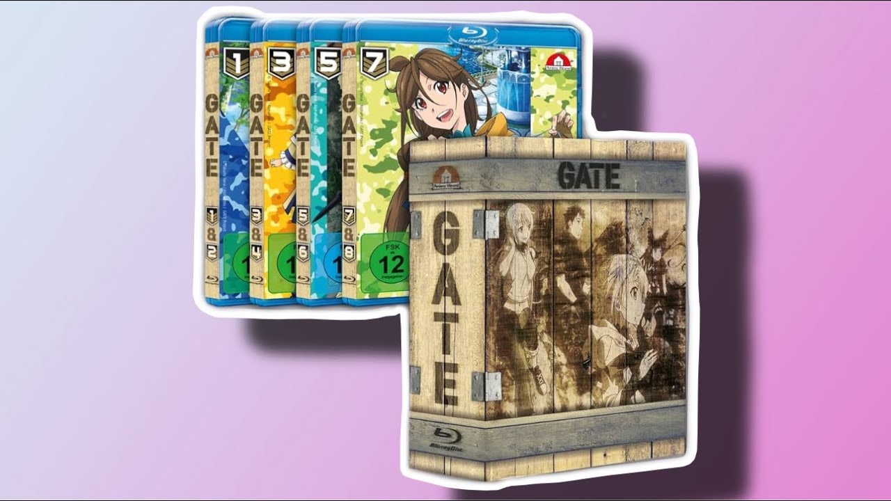 Gate ANIME KOMPLETT Deutsch Unboxing Gesamtausgabe - YouTube